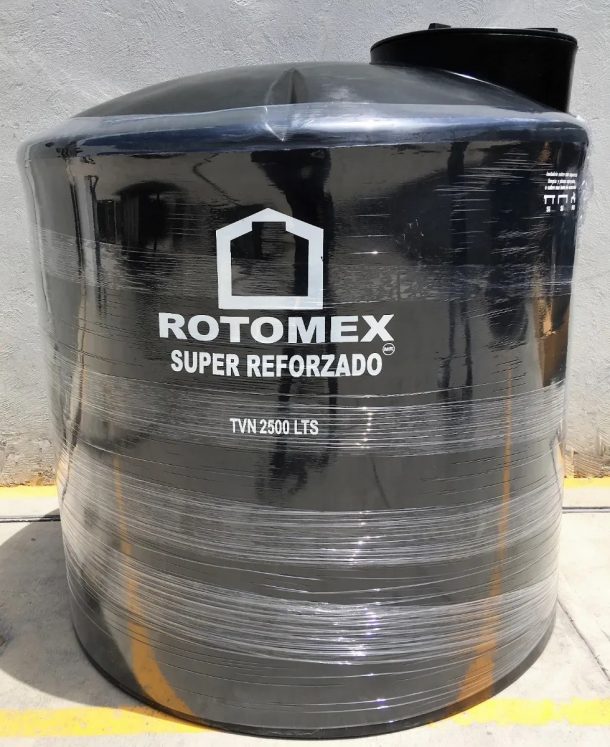 ROTOMEX TINACO VERTICAL NEGRO 1100 LITROS